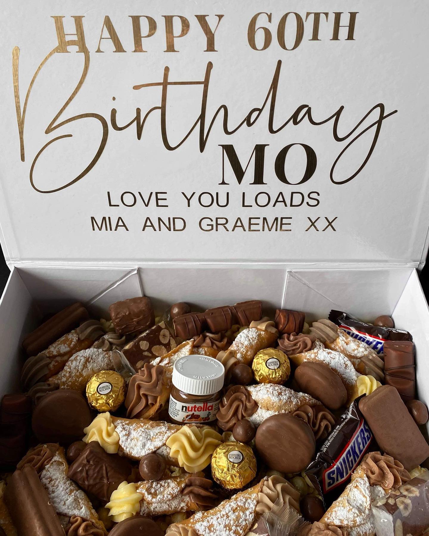 60th Birthday Cannoli Box - Celebrating Six Decades – The Cannoli Box Co.
